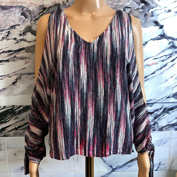 Design Lab Lord & Taylor | Tops | Lord Taylor Design Lab Boho Cold ...